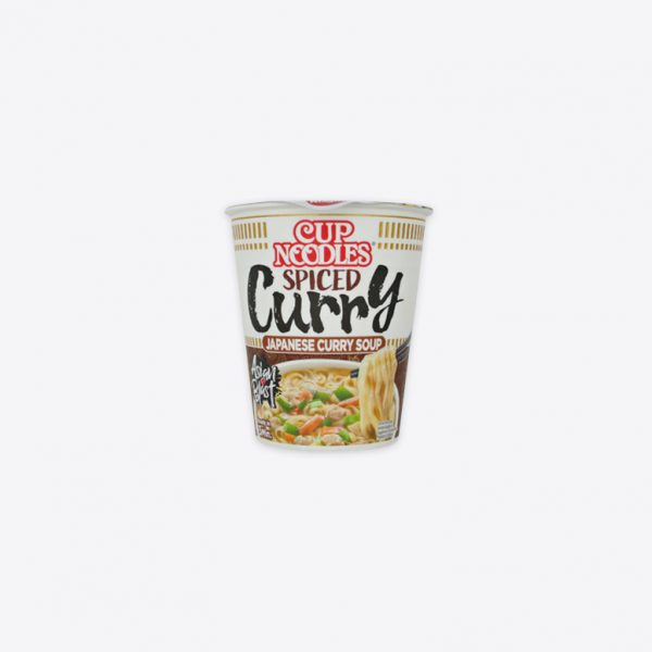 Makaron instant spiced curry Cup Noodles NISSIN 63g | Czylichili.pl